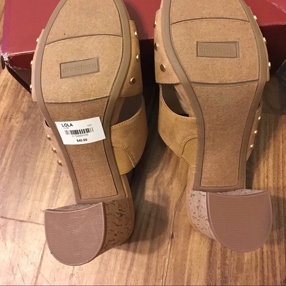 dressbarn | Shoes | Nib Dressbarn Nude Mule | Poshmark